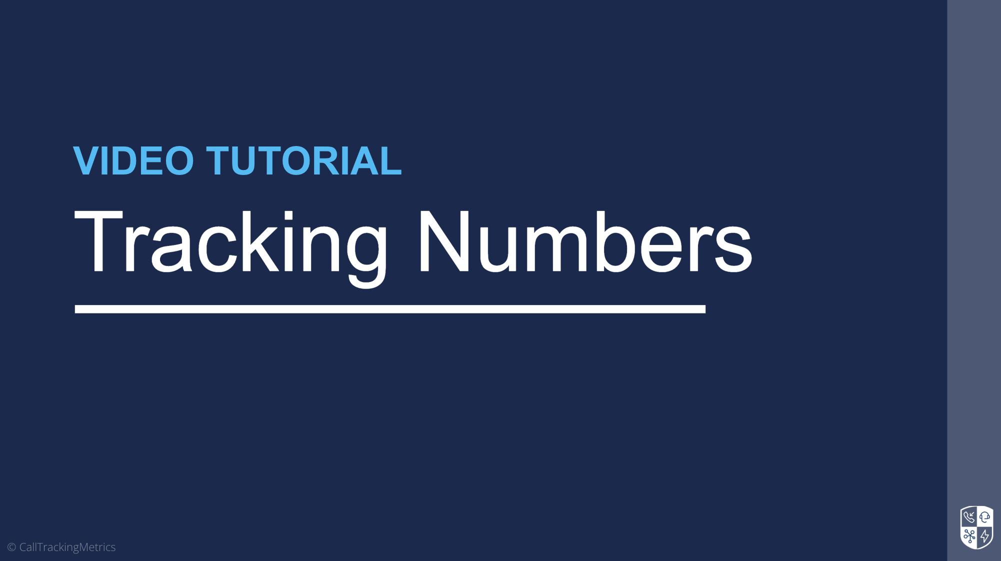 Tracking Numbers | CTM Training Center